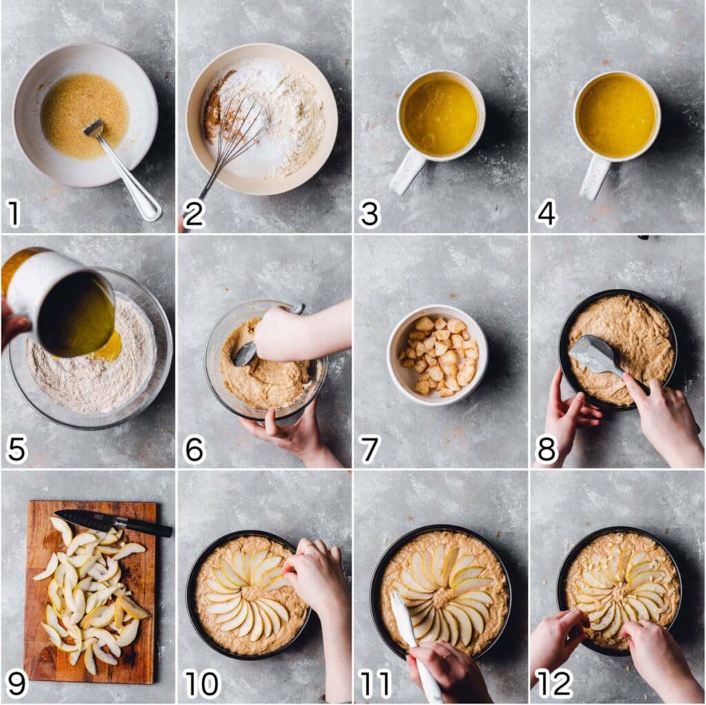 Vegan Spiced Pear And Almond Cake My Vegan Minimalist