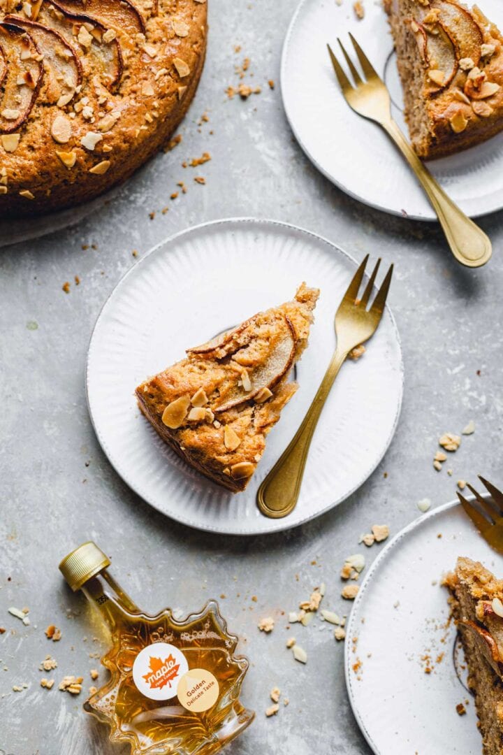 Vegan Spiced Pear And Almond Cake My Vegan Minimalist