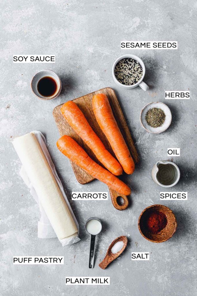 Vegan Pigs in Blankets - Easy Carrot Party Snack - My Vegan Minimalist