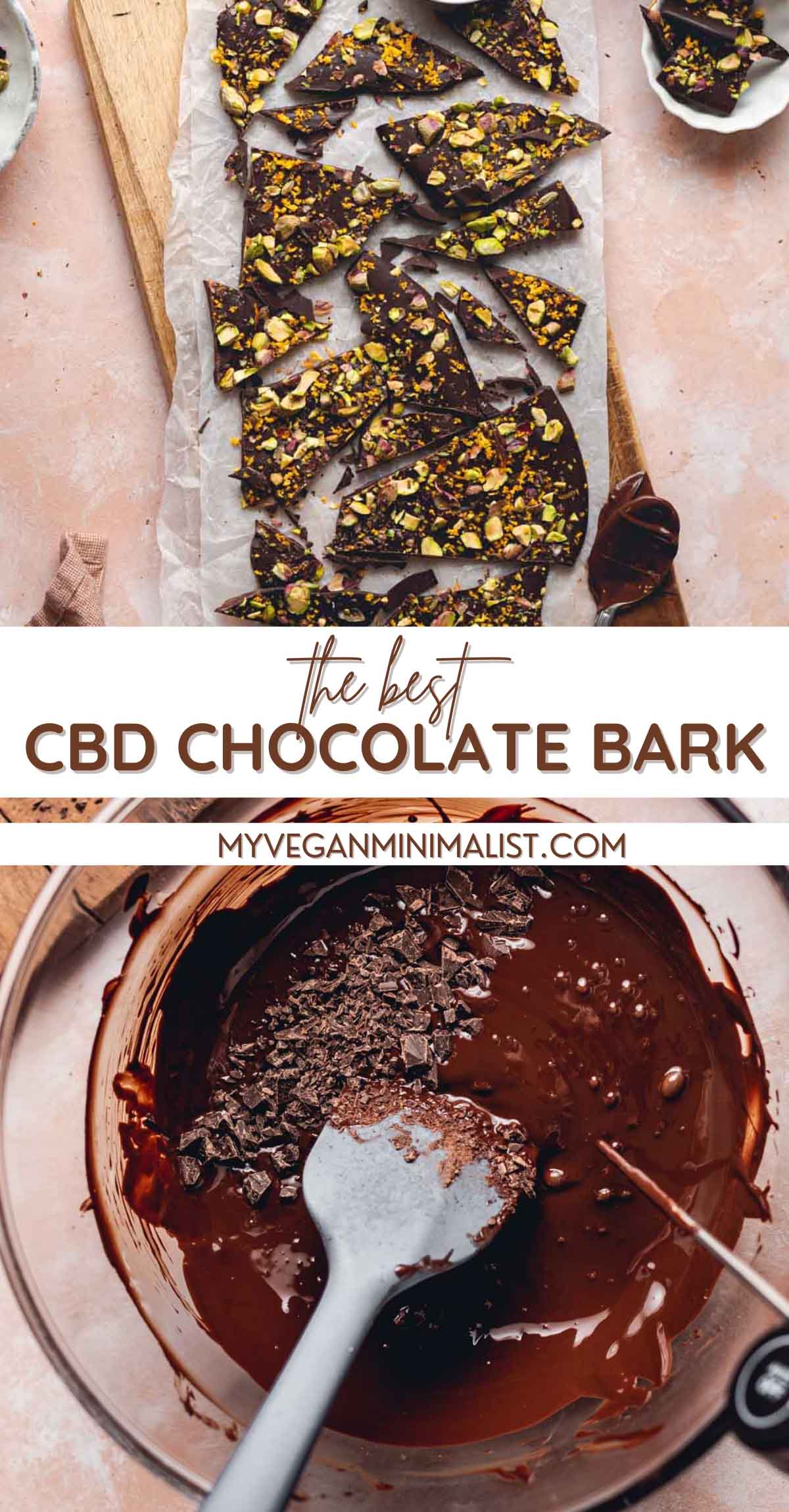 CBD Chocolate Bark - My Vegan Minimalist