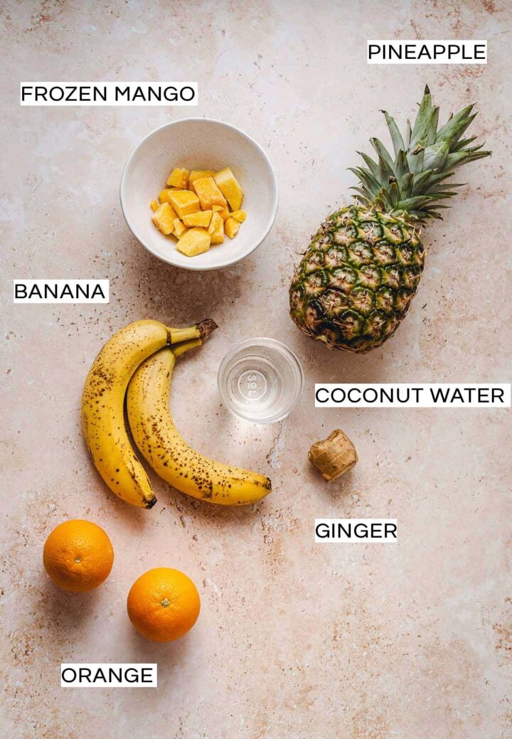 Vegan Tropical Smoothie - My Vegan Minimalist