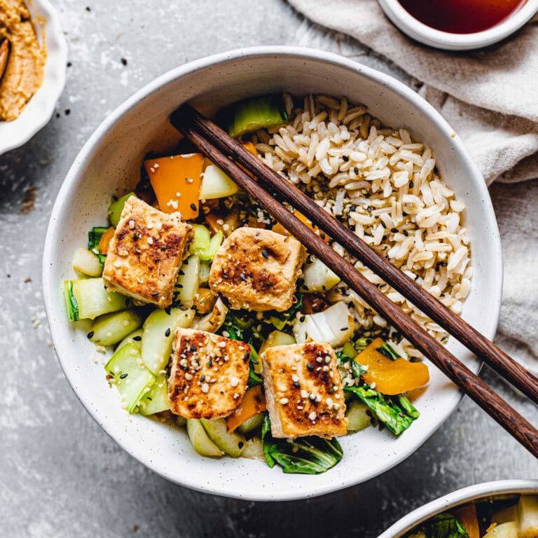 Easy Miso Marinated Tofu Cubes w Ginger (Vegan & Oil-Free) - My Vegan ...