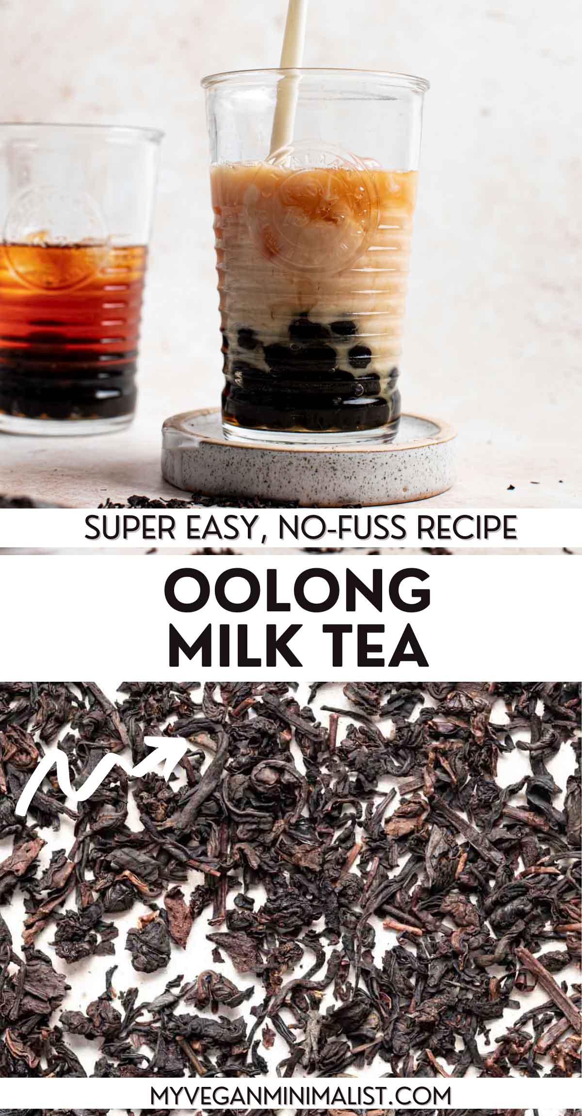 The BEST Oolong Bubble Milk Tea - Boba - My Vegan Minimalist