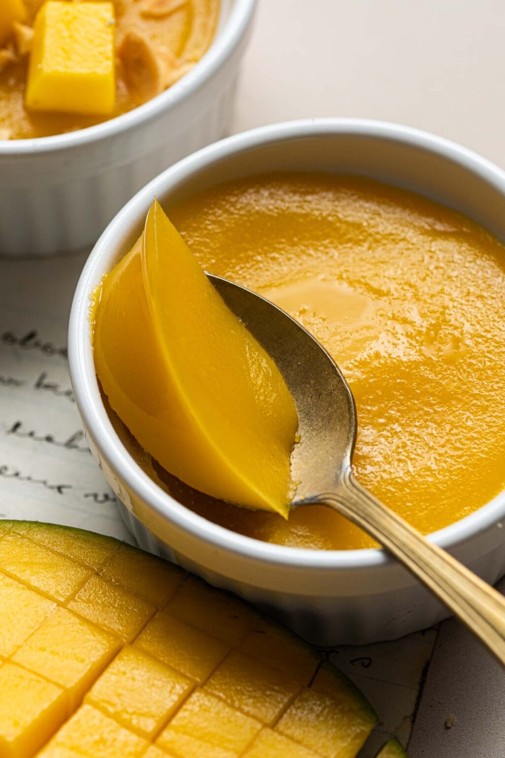 Mango Jelly Dessert - 5 Easy Ingredients - My Vegan Minimalist