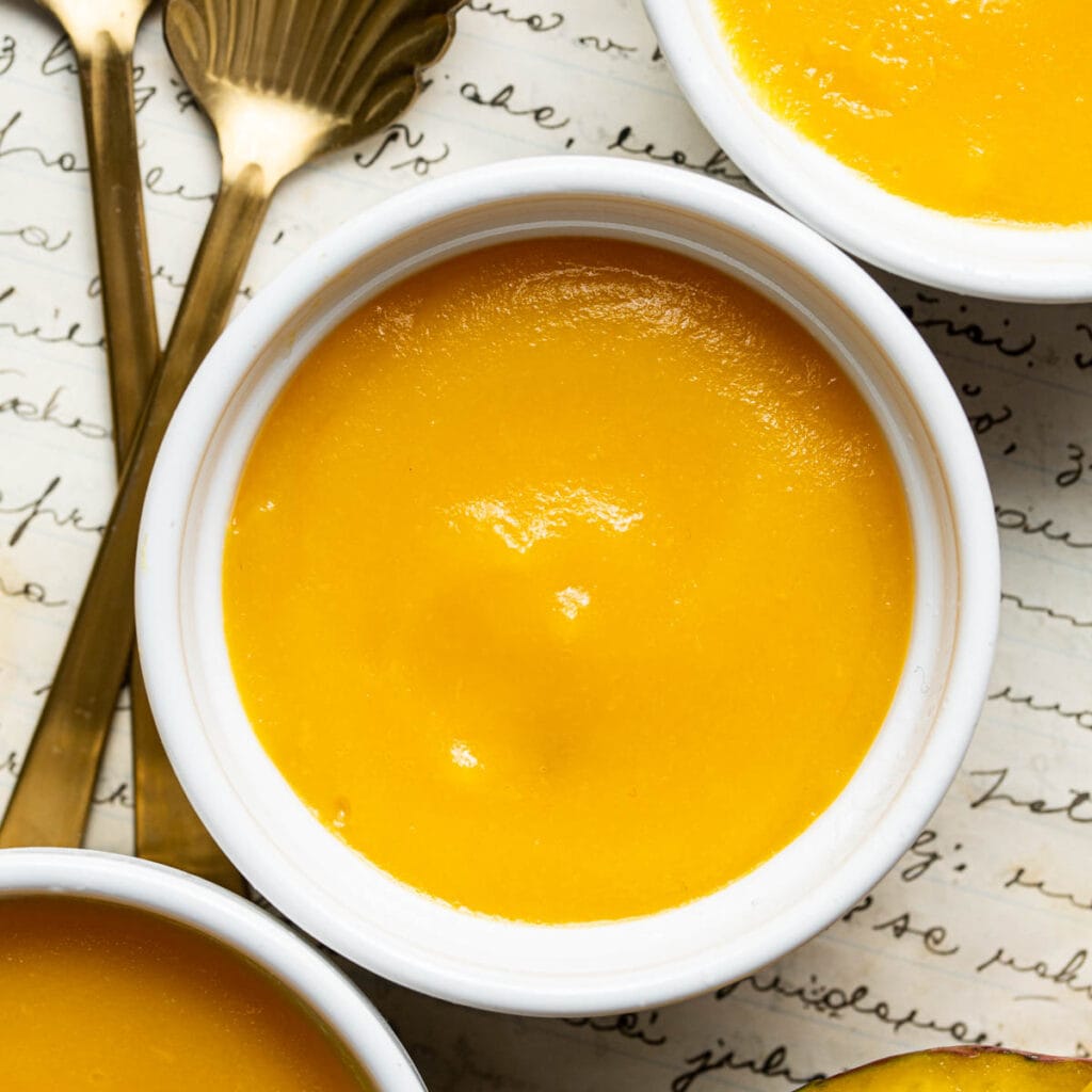 Mango Jelly Dessert - 5 Easy Ingredients - My Vegan Minimalist