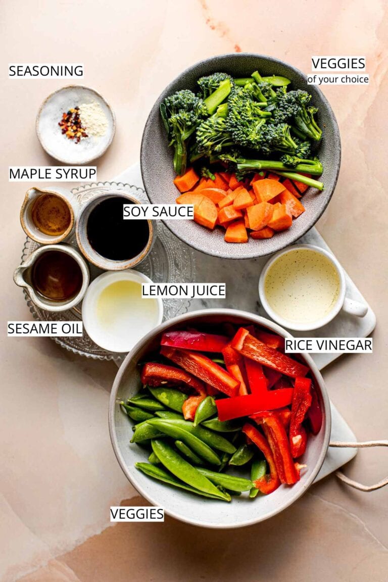 Pad Pak Thai (Stir-Fried Veggies) - My Vegan Minimalist