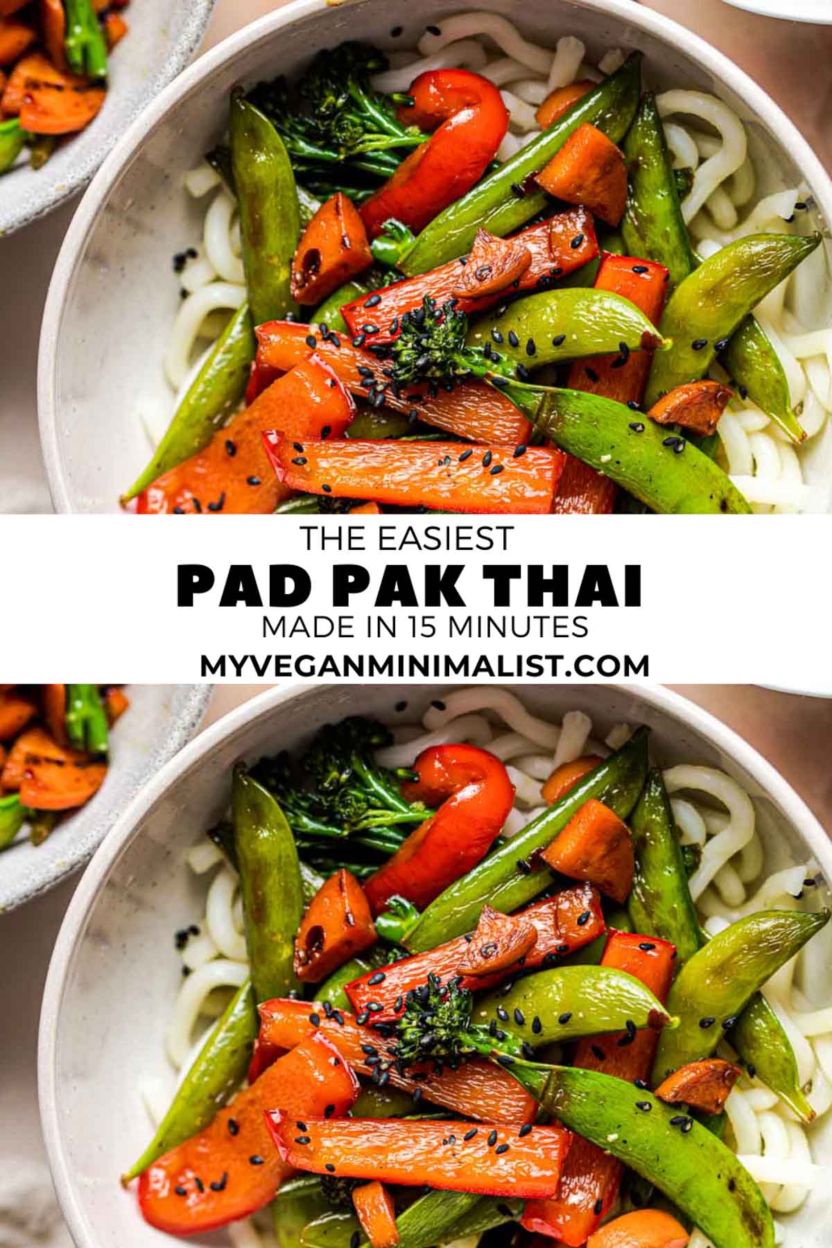 Pad Pak Thai (Stir-Fried Veggies) - My Vegan Minimalist