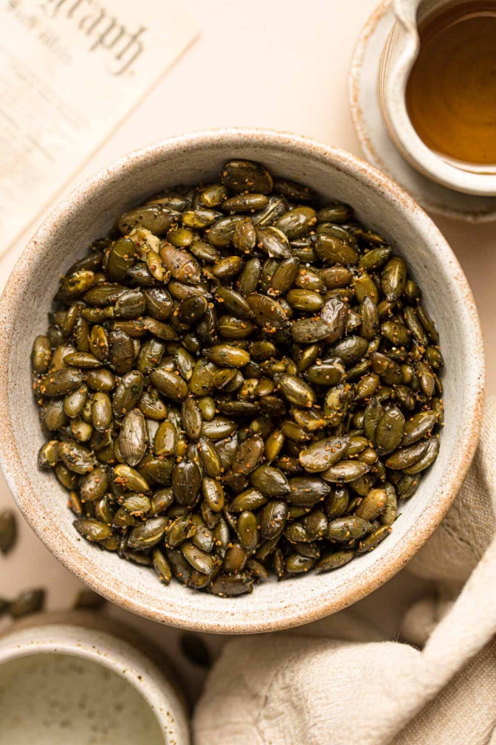 Oven Roasted Pepitas - 4 Ways! - My Vegan Minimalist