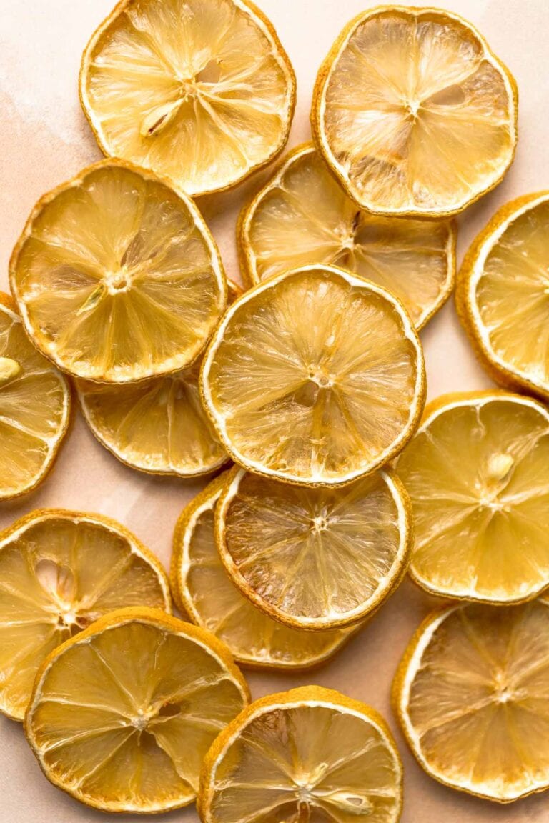 Homemade Dried Lemons - How To Make Lemon Slices - My Vegan Minimalist