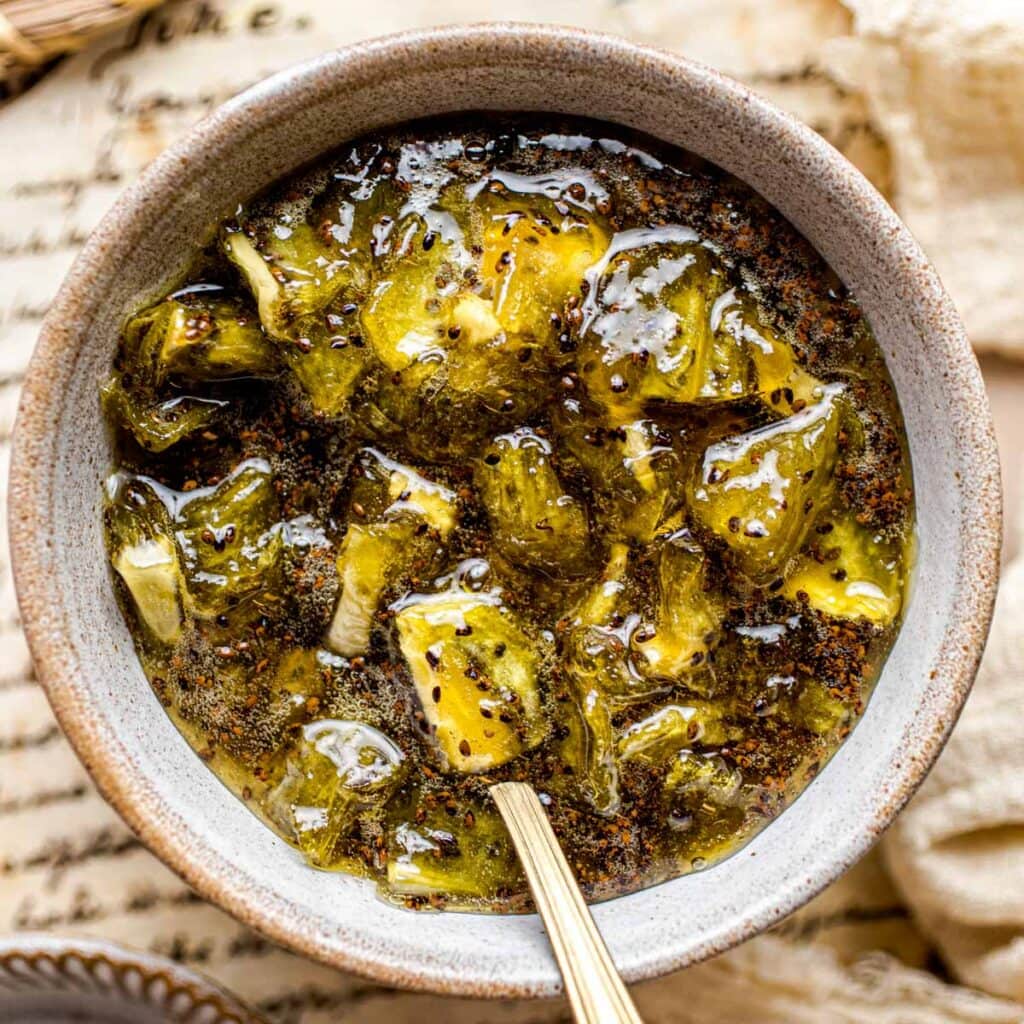 Easy Homemade Kiwi Jam - 4 Ingredients - My Vegan Minimalist