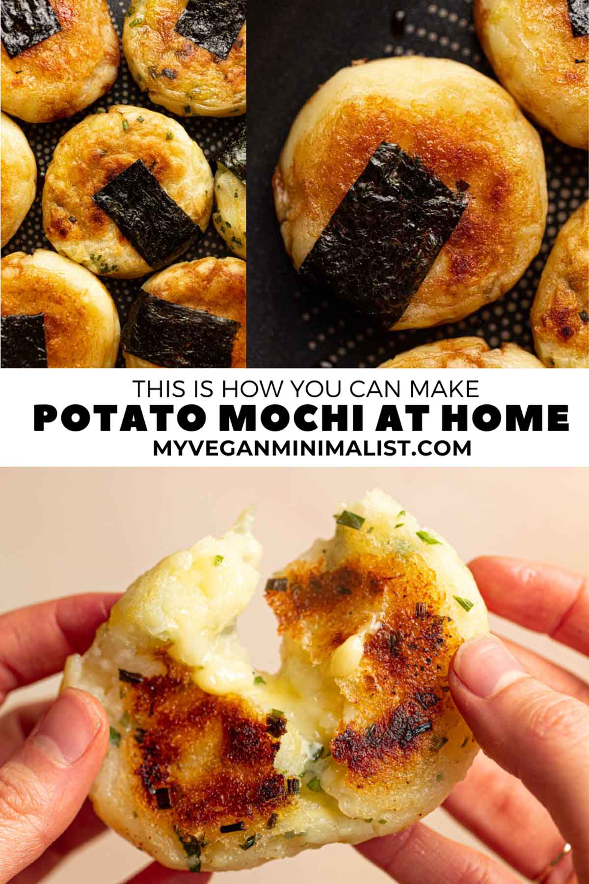 Easy Potato Mochi - Tasty Sweet or Savory Snack - My Vegan Minimalist