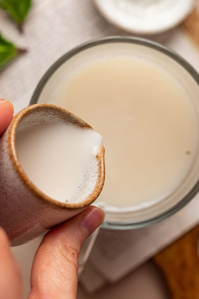 Peppermint Milk Tea with Dark Chocolate - My Vegan Minimalist