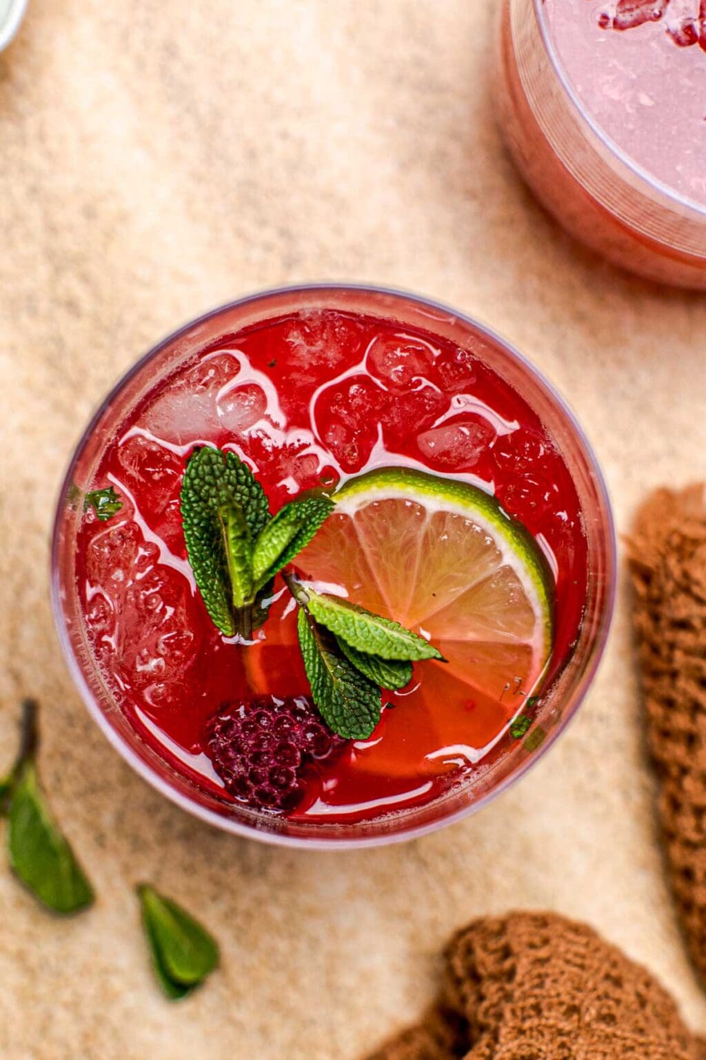 Tequila Smash - Citrus, Berry & Mint Cocktail - My Vegan Minimalist