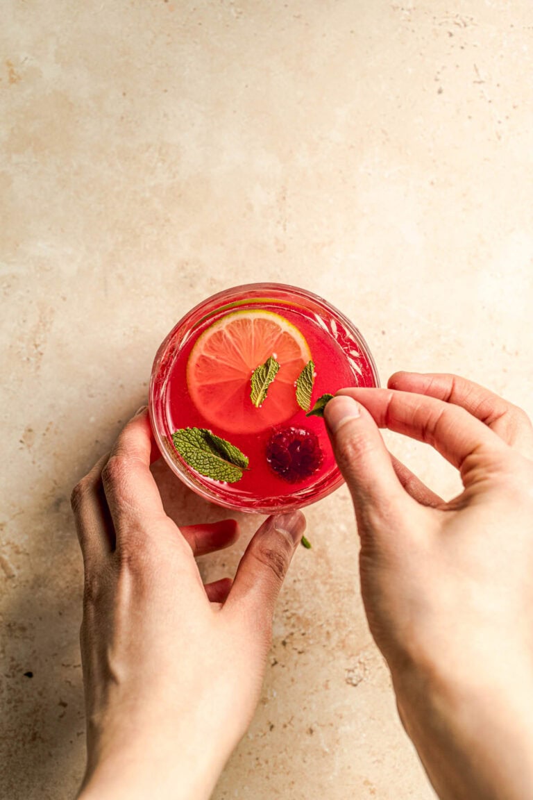 Tequila Smash - Citrus, Berry & Mint Cocktail - My Vegan Minimalist