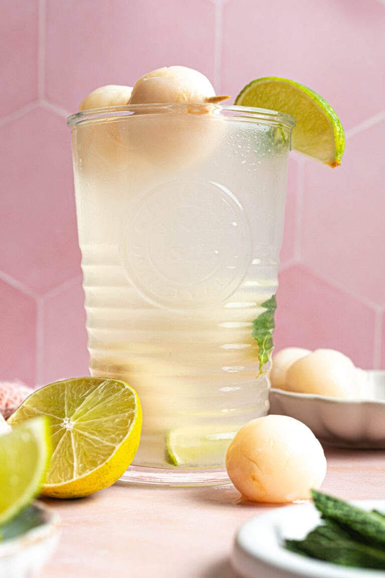 5-Ingredient Lychee Mojito (+ Virgin Option) - My Vegan Minimalist