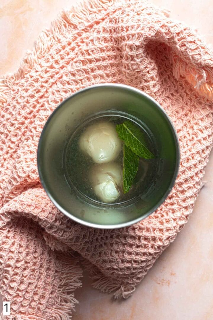 5-Ingredient Lychee Mojito (+ Virgin Option) - My Vegan Minimalist