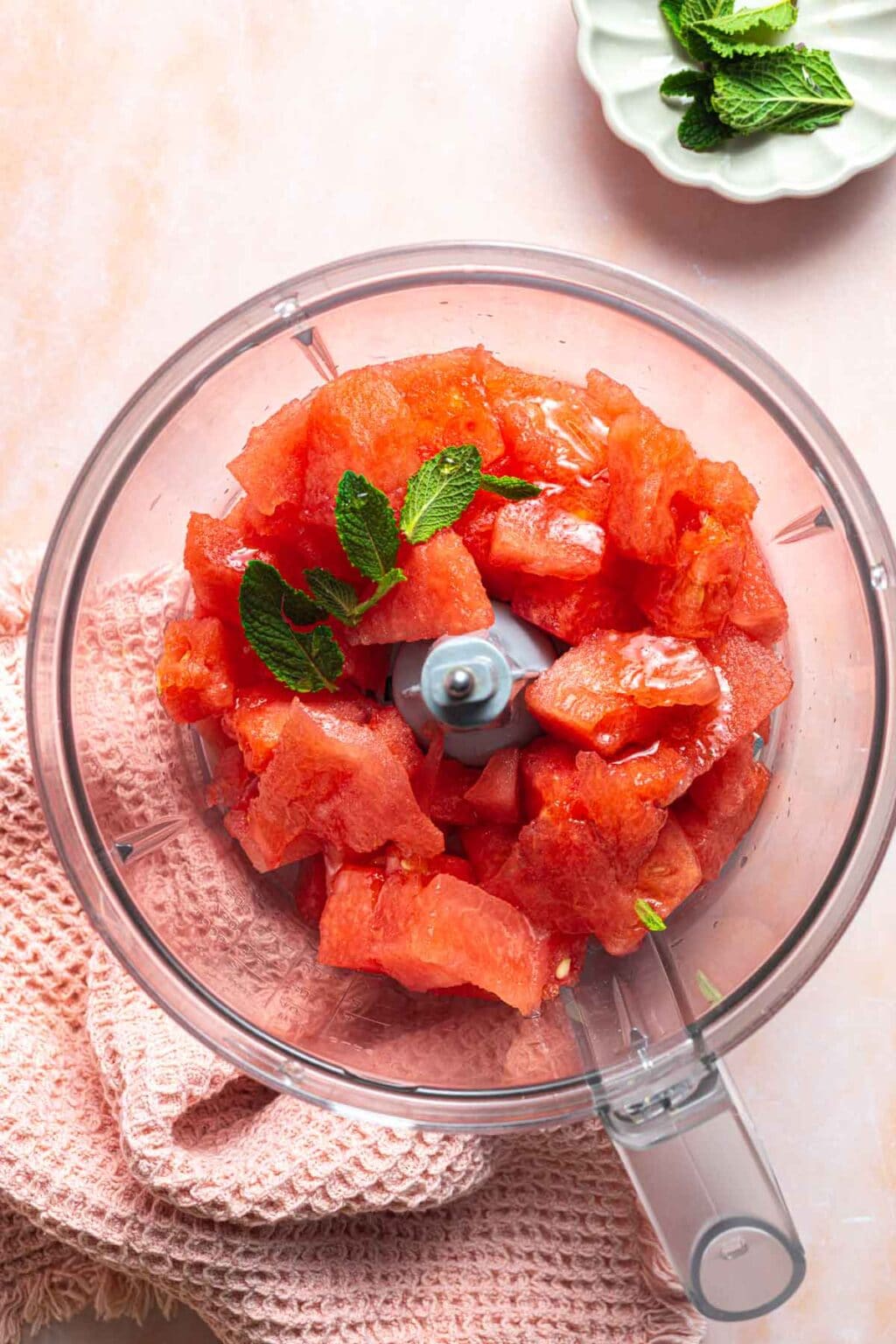 Iced Watermelon Tea with Mint & Lime - My Vegan Minimalist