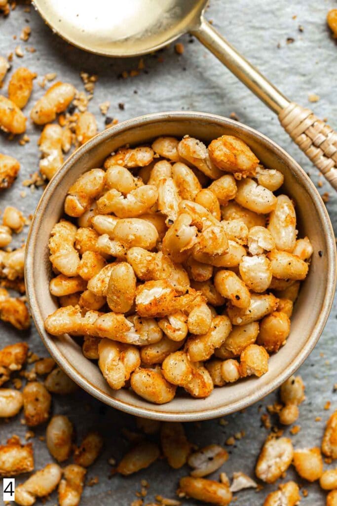 Roasted Cannellini Beans - Crispy Oven-Baked White Beans - My Vegan ...