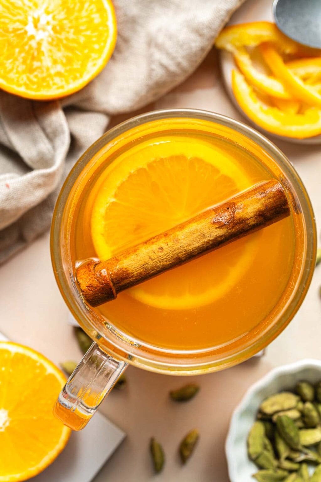 Zesty Orange Peel Tea - Fresh or Dried Peel - My Vegan Minimalist