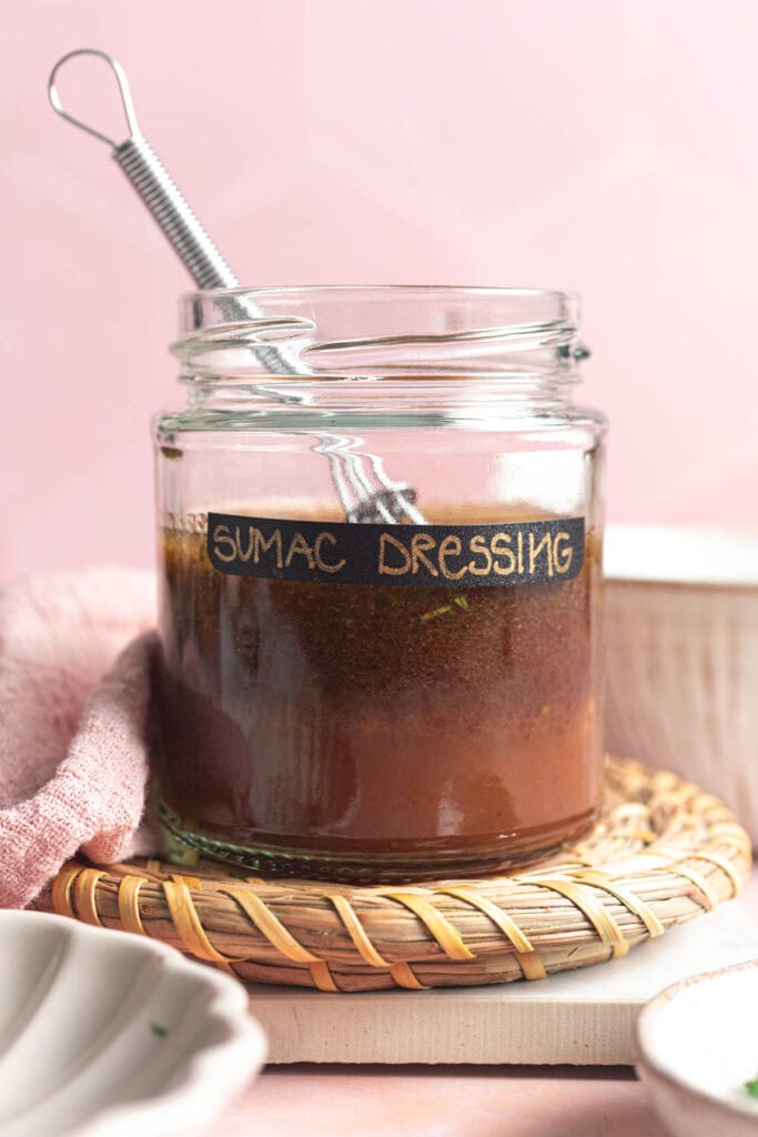 EASY Sumac Dressing - Vinaigrette Salad Dressing - My Vegan Minimalist
