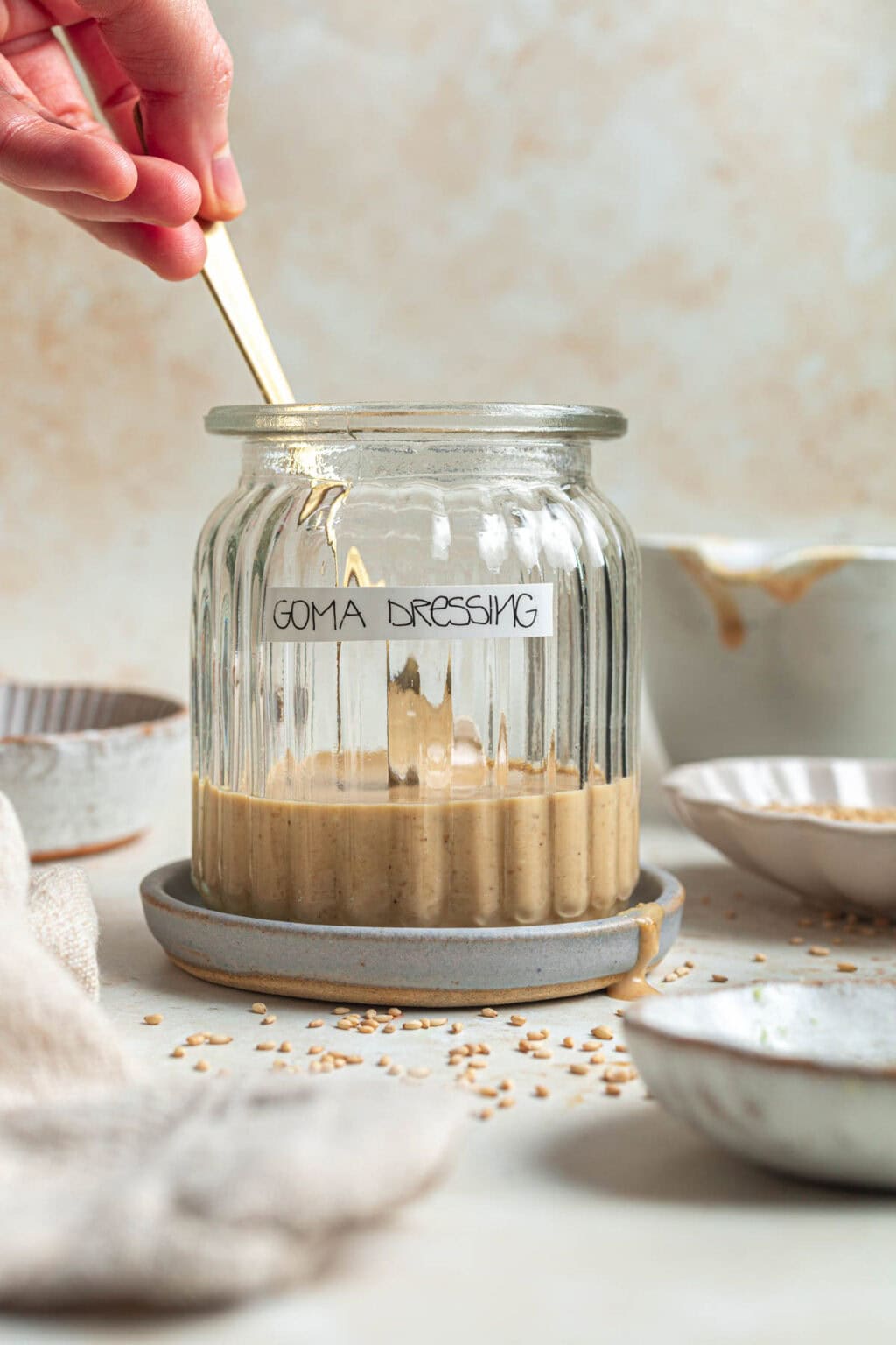 Easy Goma Dressing - Japanese-Inspired Roasted Sesame Sauce - My Vegan ...