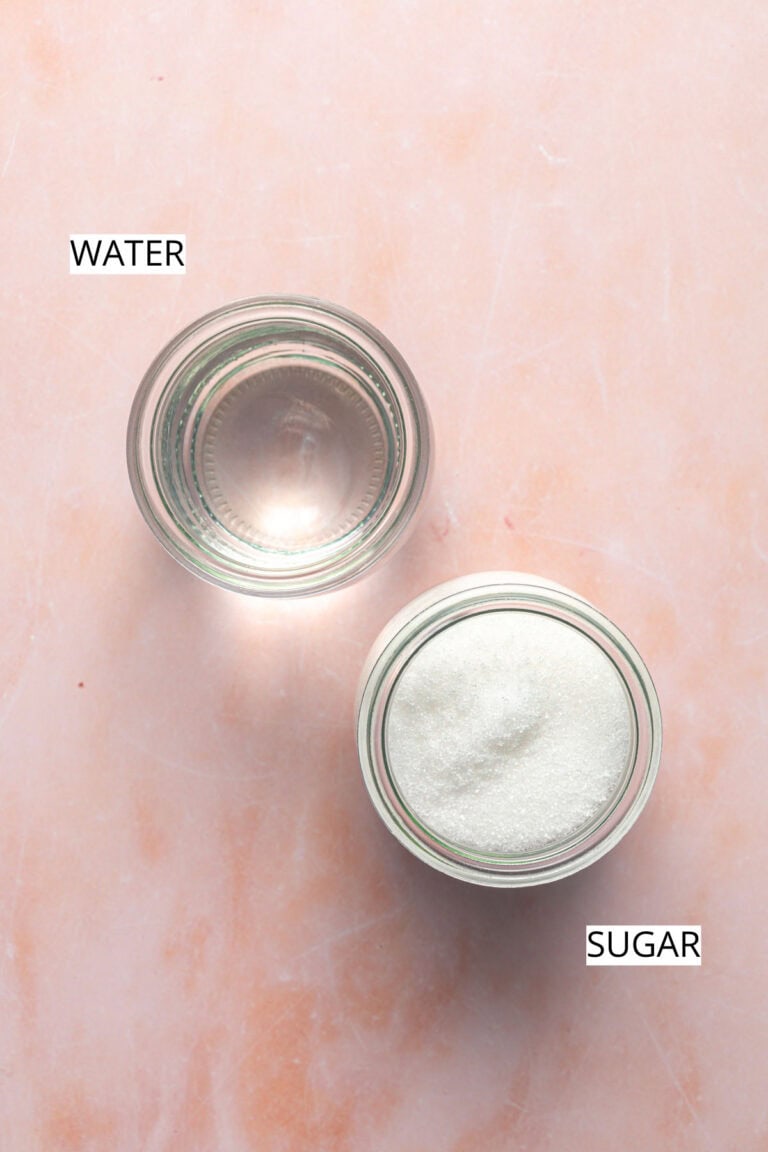 Microwave Simple Syrup - Easy & Quick Recipe - My Vegan Minimalist