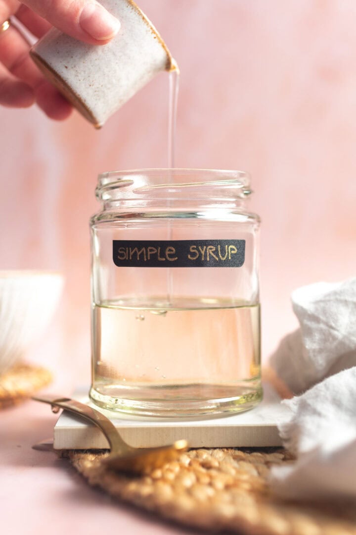 Microwave Simple Syrup - Easy & Quick Recipe - My Vegan Minimalist