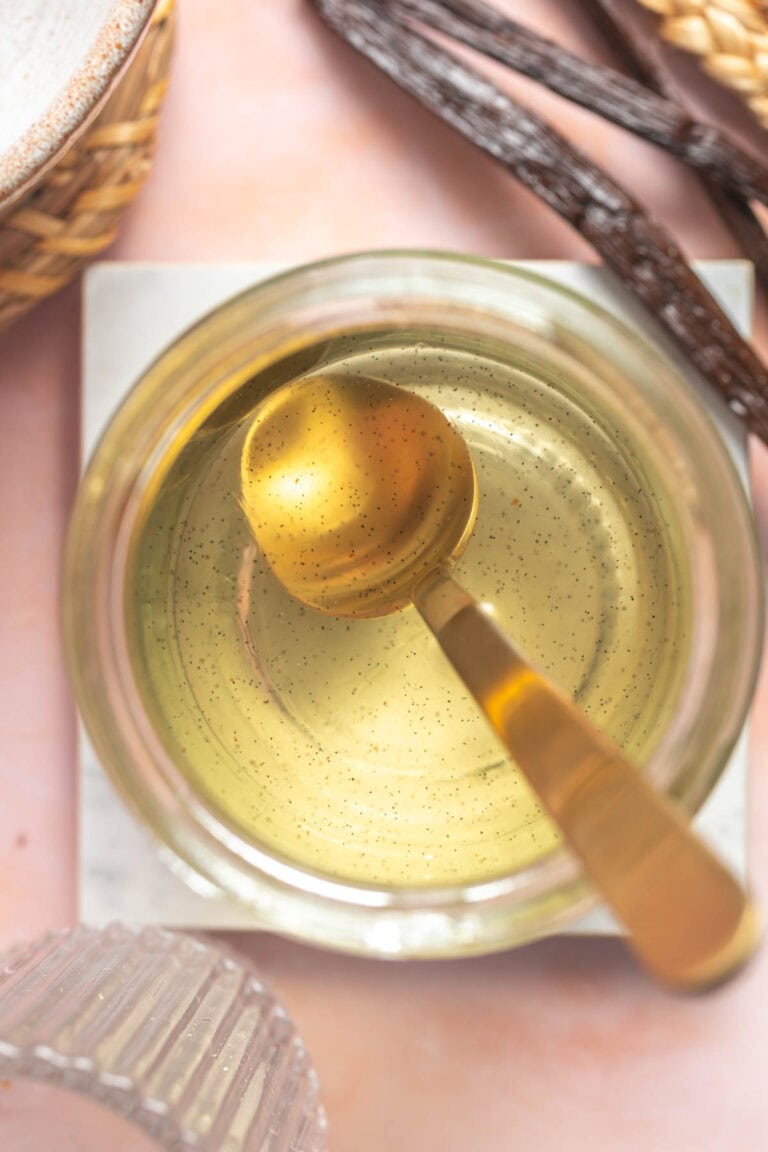 Microwave Simple Syrup - Easy & Quick Recipe - My Vegan Minimalist